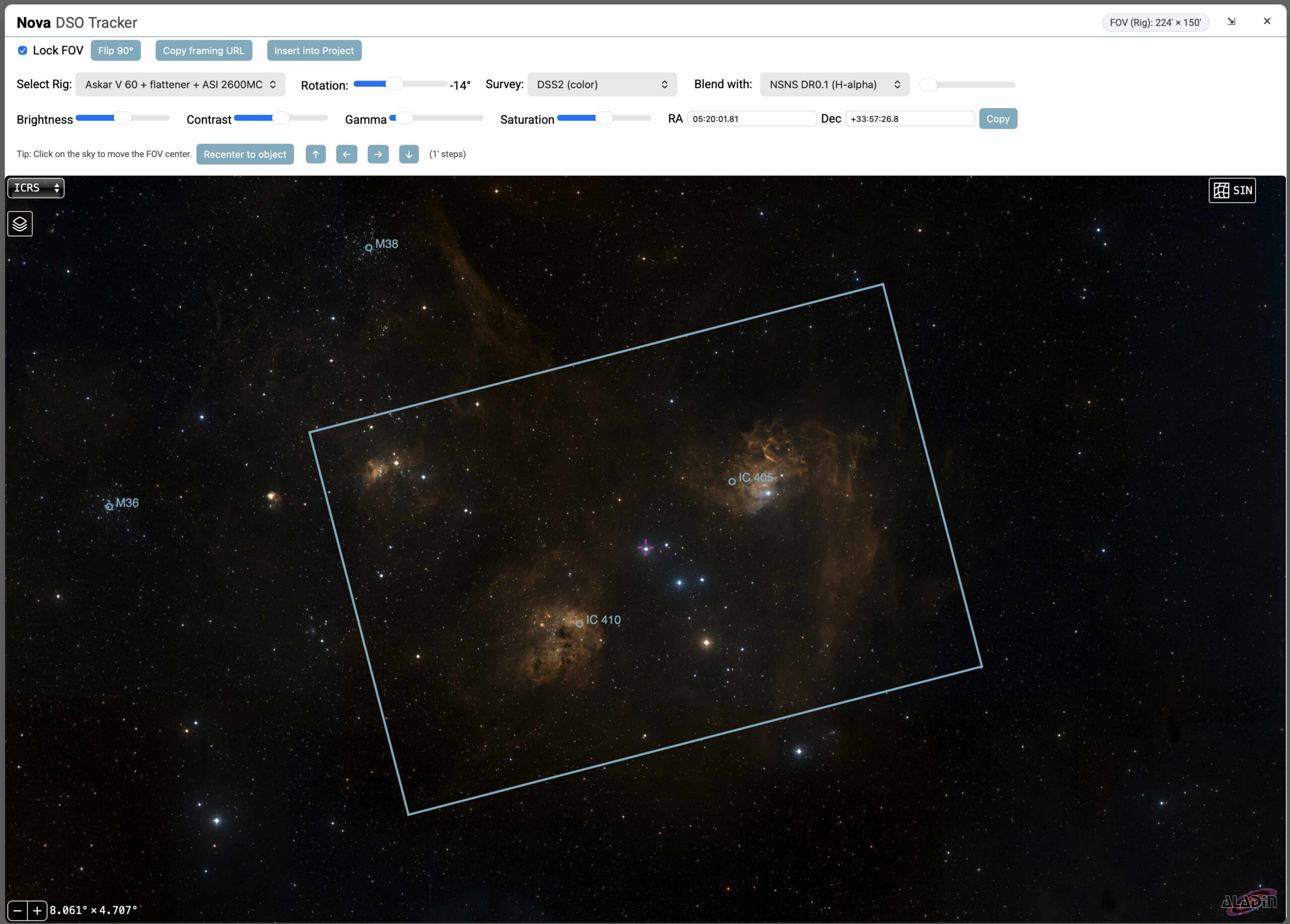 Framing Assistant Upgrade: Now Featuring the Northern Sky Narrowband ...